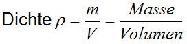 Dichte und Aufgaben mit Lösungen zur Dichte // meinstein.ch